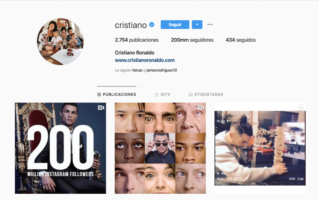Cristiano Ronaldo, la primera persona en alcanzar 200 millones de ...