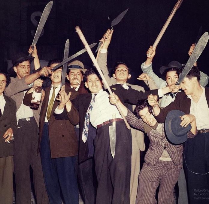 Así se ve ‘El Bogotazo’ cuando las fotografías grises quedan a color