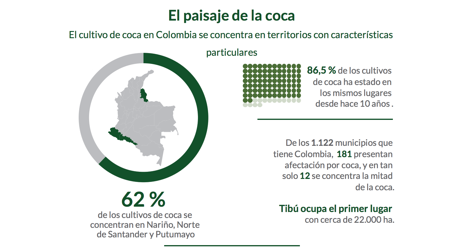 Récord histórico de Colombia en cultivos de coca