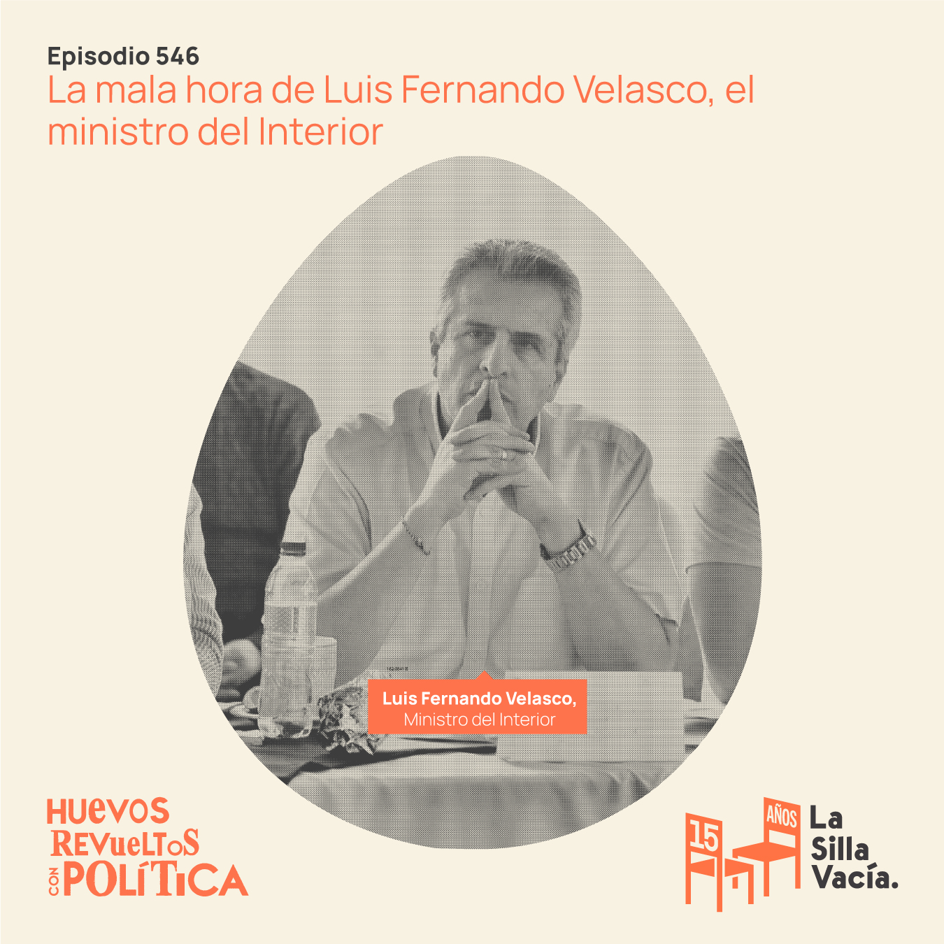 La mala hora de Luis Fernando Velasco, el ministro del Interior