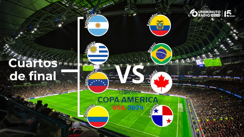 4 cupos para 8 equipos, llegaron los cuartos de final de la Copa América