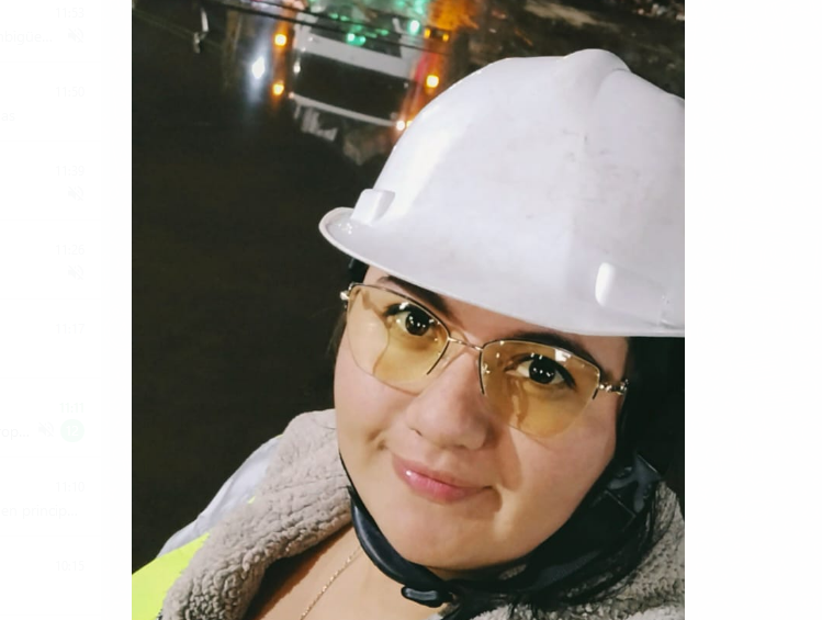 Johana Fonseca, la visión de una camionera en medio de la protesta